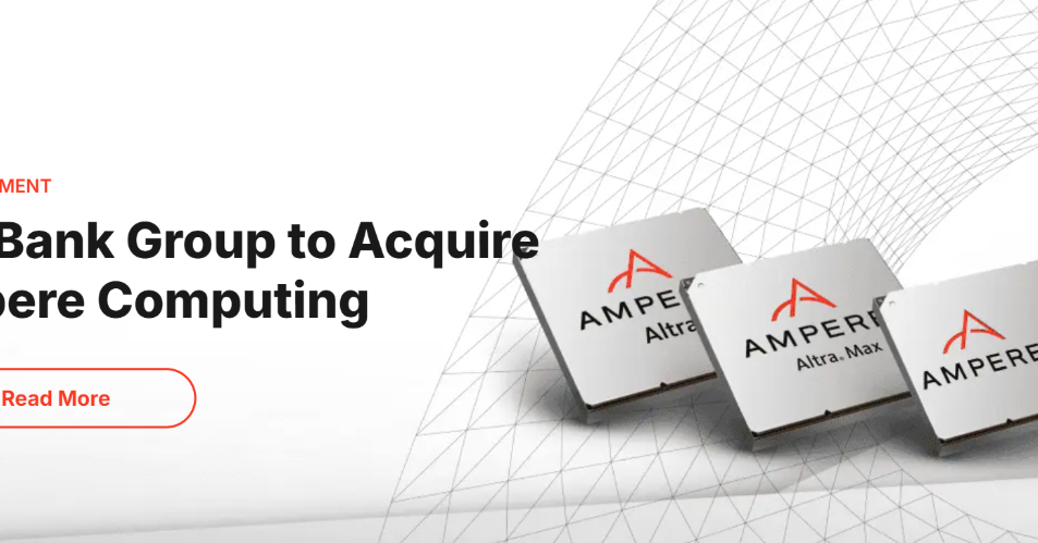 ソフトバンクG、米AI半導体企業Ampere Computingを65億ドルで買収 - ITmedia NEWS