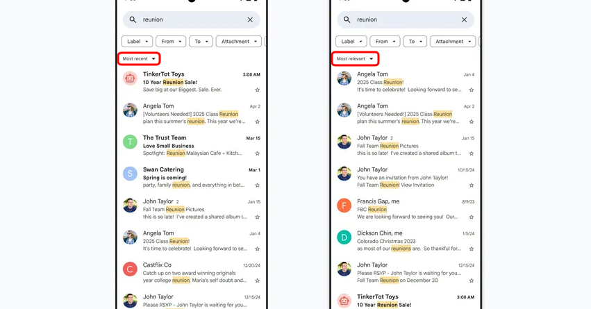 [ITmedia News] Gmail、AIで検索機能強化 「最も関連性の高い」順の表示も可能に - ニュースまとめ