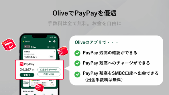 OliveにPayPay搭載 「“クレカvs.コード決済”はもう古い」――三井住友カードの思惑は？（1/2 ページ） - ITmedia NEWS