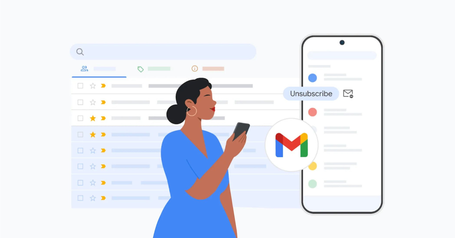 [B! AI] Gmailに「定期配信メールの一括管理」機能 不要なメルマガをまとめて解除可能に