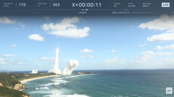 H3ロケット8号機、打ち上げ後にトラブルか 第2段エンジンが早めに燃焼終了 - ITmedia NEWS