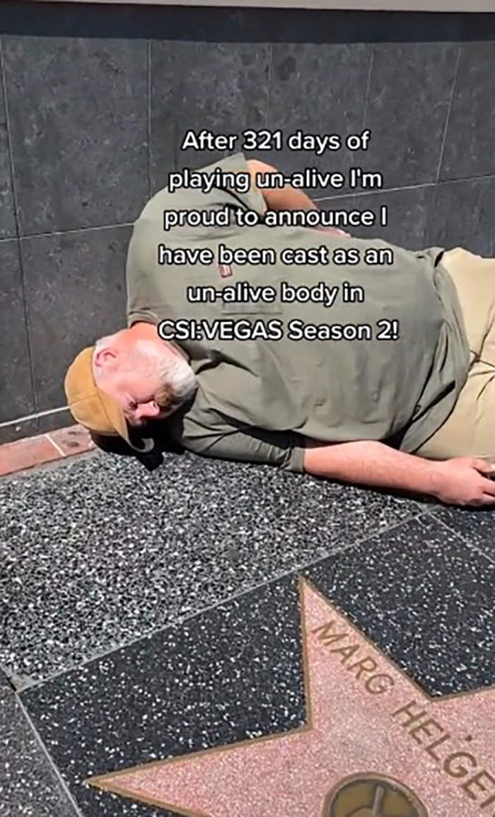 「死体役がもらえるまでやる」 死んだふり動画を300日以上アップし続けた人、ついに「CSI：ベガス」に出演 (l_s20221105 ...