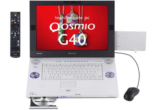 東芝、PenrynコアのCore 2 Duo採用のAVノート「Qosmio」フラグシップ新モデルを発表 - ITmedia PC USER