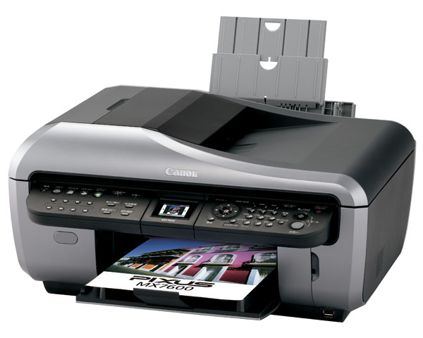 キヤノン、新インクで普通紙印刷の品質を高めたADF付き複合機「PIXUS MX7600」：5色インク搭載のモバイルプリンタも ...