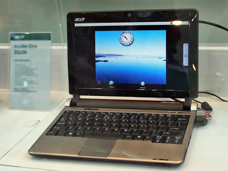 Acer、Android搭載PCを公開──今後、Netbookは「WindowsかAndroid」選択可能に：COMPUTEX TAIPEI ...