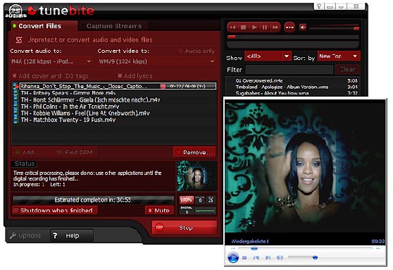 P＆A、DRMの解除が可能なファイル変換ソフト「tunebite」最新版 - ITmedia PC USER