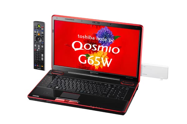 東芝、WebオリジナルのハイスペックAVノート「Qosmio G65W」など3製品 - ITmedia PC USER