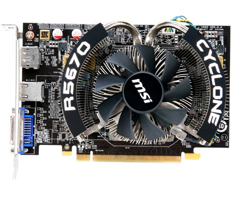 MSI、大口径ファン搭載のRadeon HD 5670グラフィックスカード「R5670 Cyclone 1G」 - ITmedia PC USER