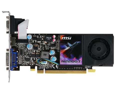 MSI、ロープロファイル対応のGeForce GT 220グラフィックスカード - ITmedia PC USER