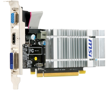 MSI、Radeon HD 5450搭載ロープロファイルモデル「R5450-MD512H/D2」 - ITmedia PC USER