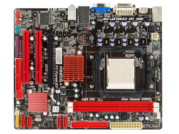 BIOSTAR、AMD 880G採用のエントリーmicroATXマザー「A880G+」 - ITmedia PC USER