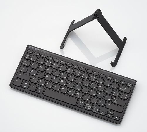 エレコム、タブレット端末向き簡易スタンドも付属したBluetoothキーボード - ITmedia PC USER
