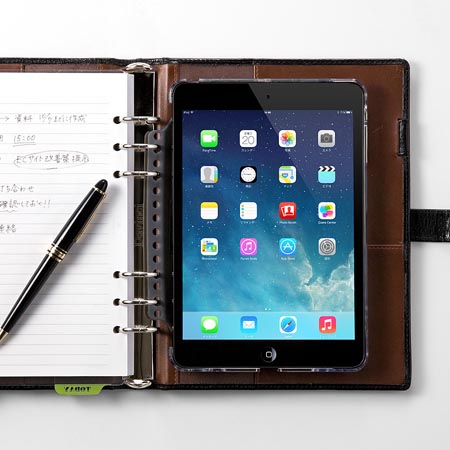 サンワ、iPad miniをシステム手帳に綴じられるリフィルケース - ITmedia PC USER
