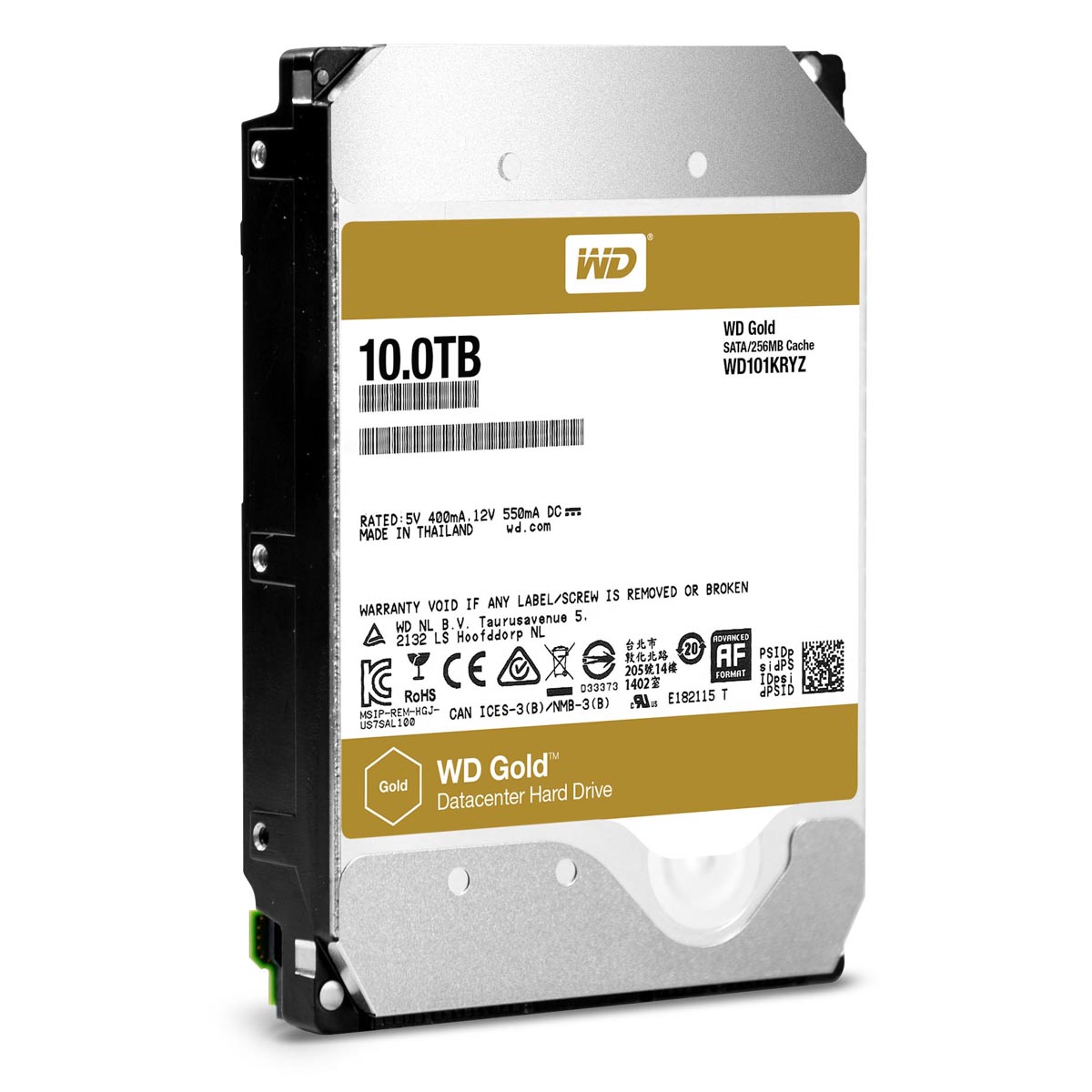 ウエスタンデジタル、データセンター向けHDD「WD Gold」に10TBモデルを追加 - ITmedia PC USER