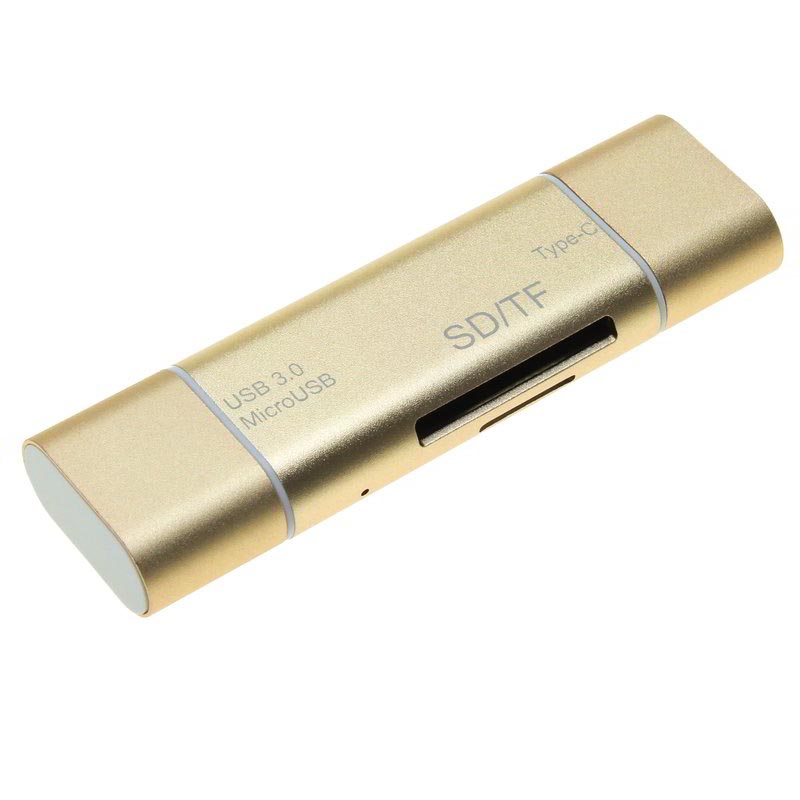 上海問屋、microUSB／USB Type-Cポートにも挿せるSDカードリーダー - ITmedia PC USER