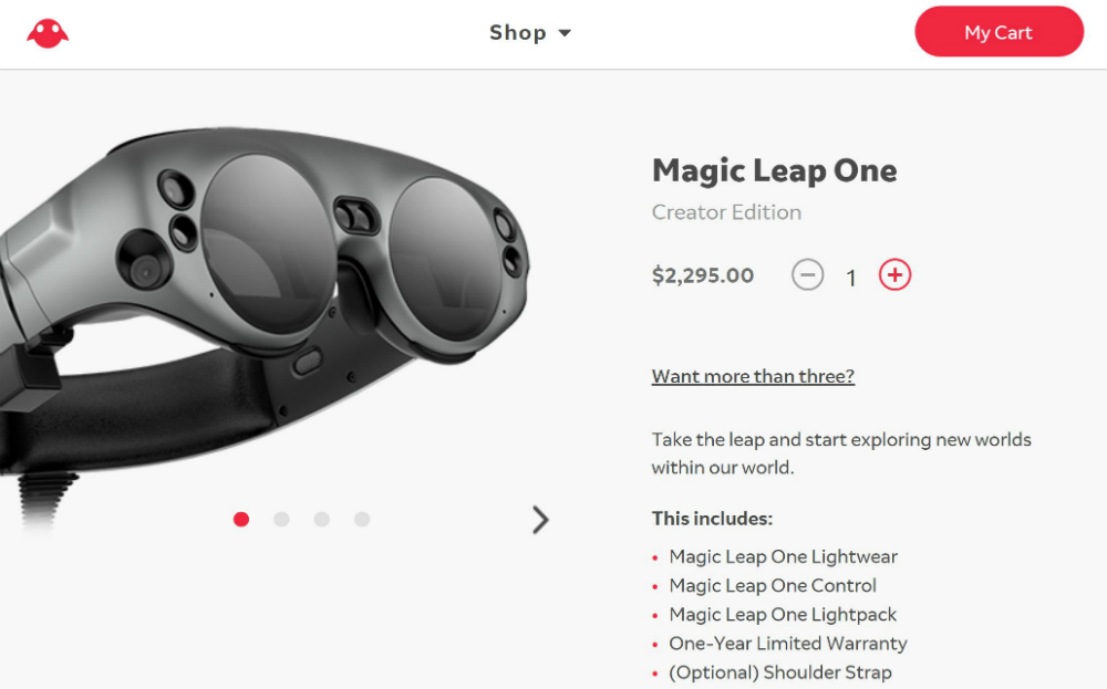 「Magic Leap One」の開発者版、ついに米国で発売 2295ドル（約25万円） - ITmedia PC USER