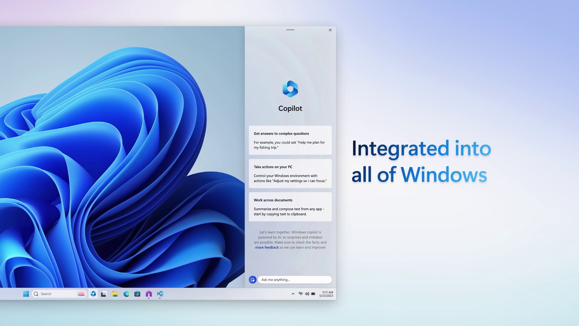 ChatGPTベースのWindows 11新機能「Windows Copilot」で何ができるようになる？ (l_ky5622_co-02.jpg) - ITmedia PC USER