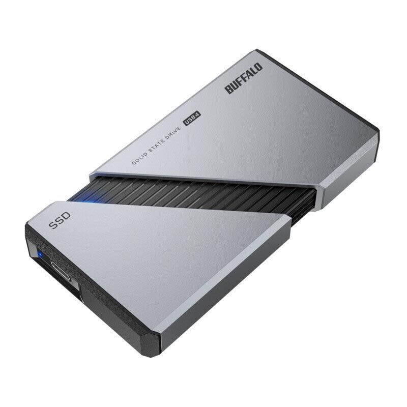 バッファロー、USB4に対応したType-C外付けポータブルSSD リード最大3800MB/sを実現 - ITmedia PC USER