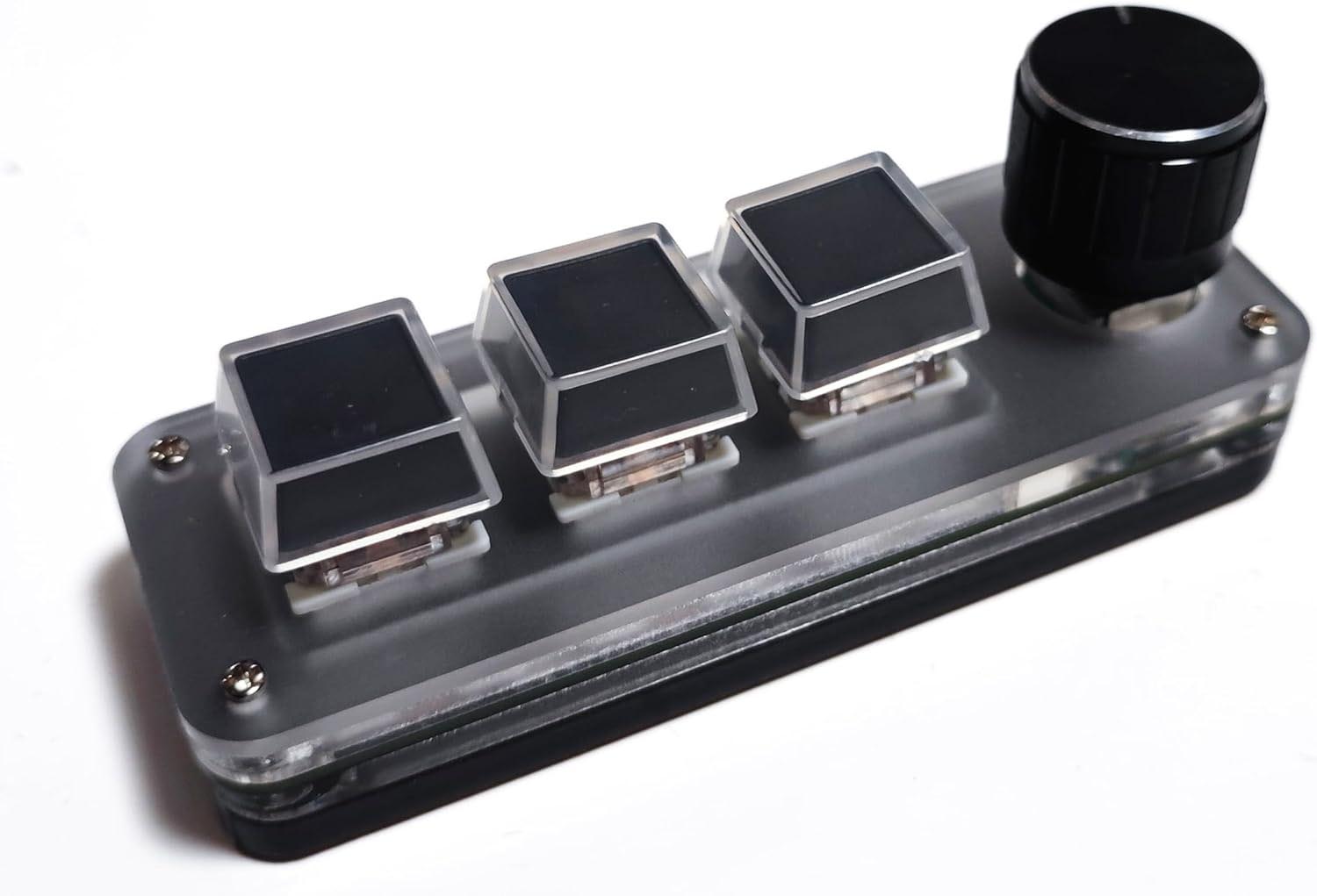 XYZA、3キー＋ボリュームスイッチを搭載した小型キーデバイス「Tiny Keyboard カスタム」の新モデル - ITmedia PC USER