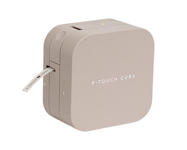 ブラザー、スマホから印刷できる小型ラベルライター「P-TOUCH CUBE」に新色“ラテ”モデルを追加 - ITmedia PC USER