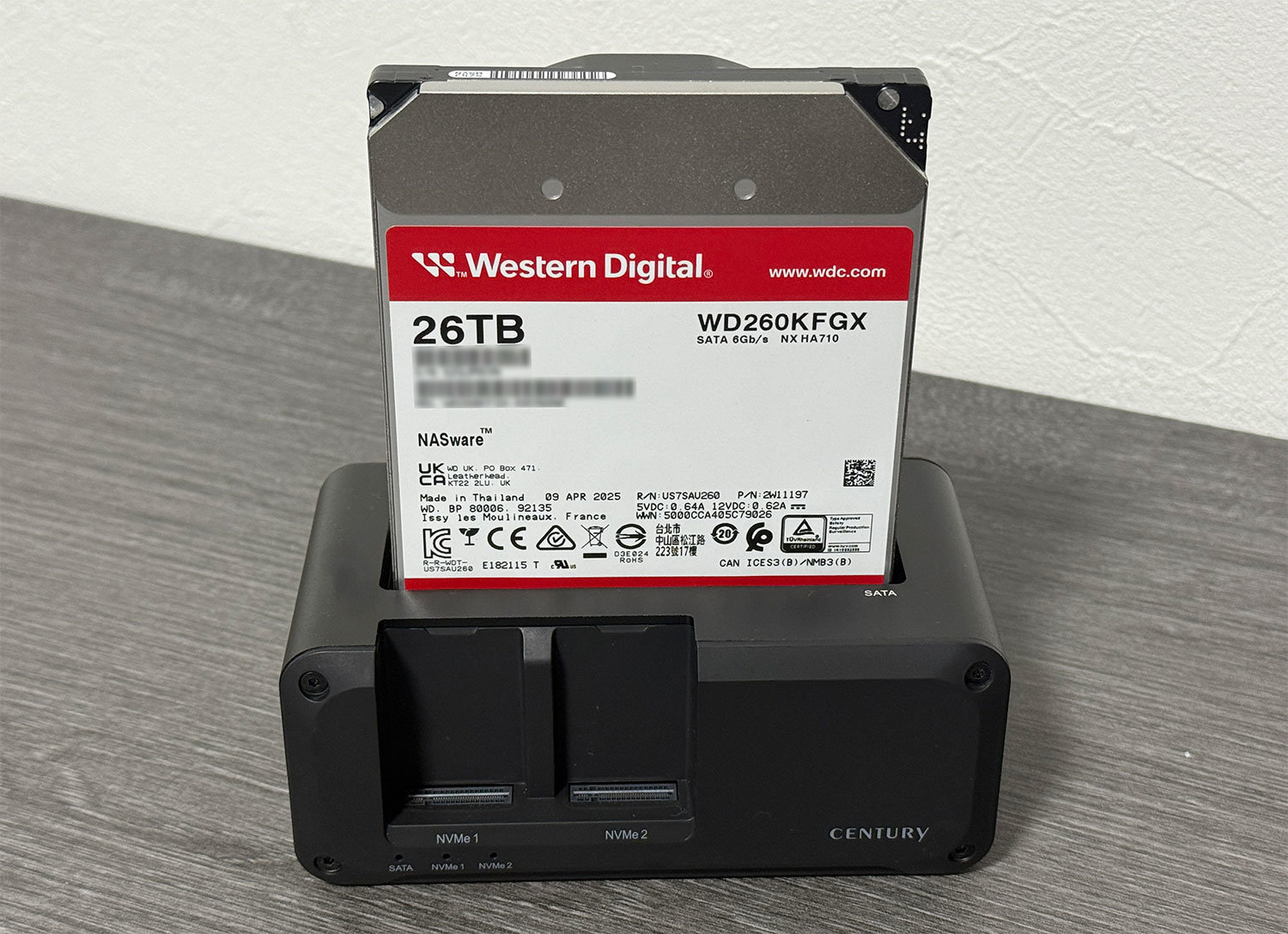 1ドライブで26TB！ Western Digital「WD Red Pro」（WD260KFGX）を試す (l_ht0717_mo11 ...