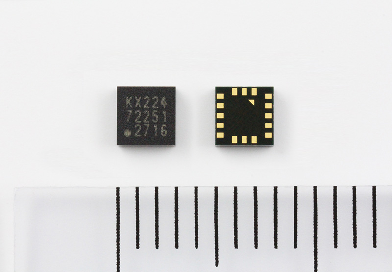 32G対応の衝撃検知に適した小型加速度センサー：Kionix KX222／KX224 - TechFactory