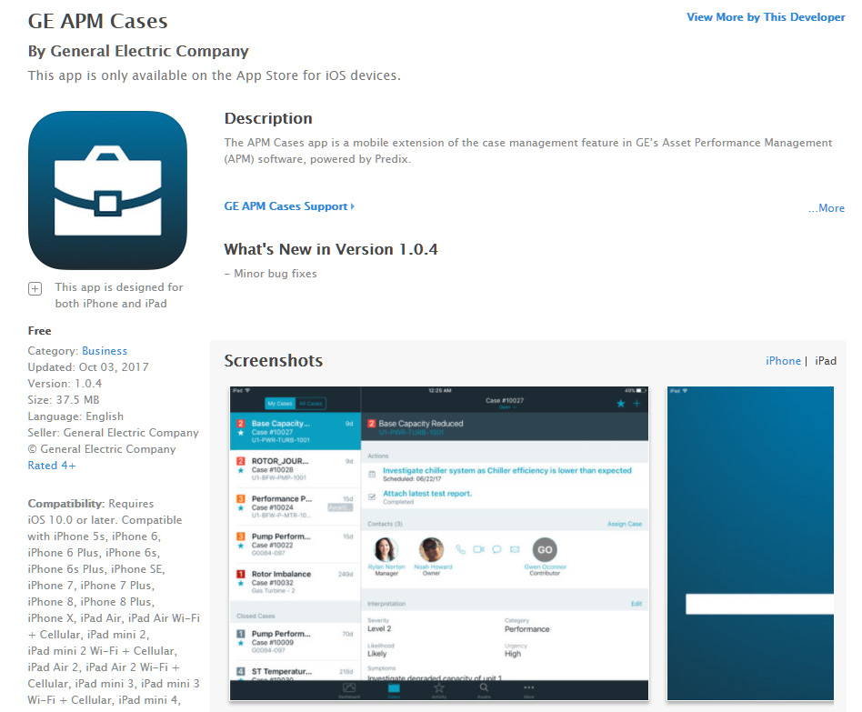 AppleとGEが提携、iOS上で動作する「Predix」の産業用IoTアプリの開発を加速：Apple／GE Predix SDK ...