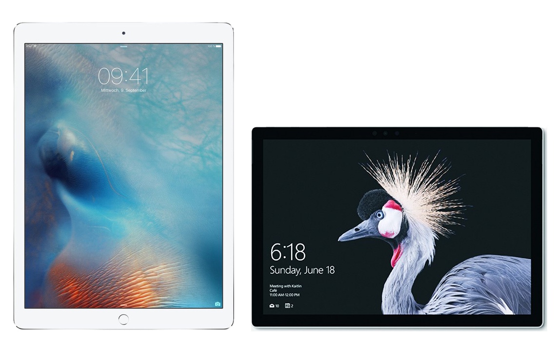徹底比較： 2017年モデルの「12.9インチiPad Pro」vs.「Surface Pro」、決め手は“どっちのOSが好きか”？：正統派2-in-1の頂上決戦（1/3 ページ ...